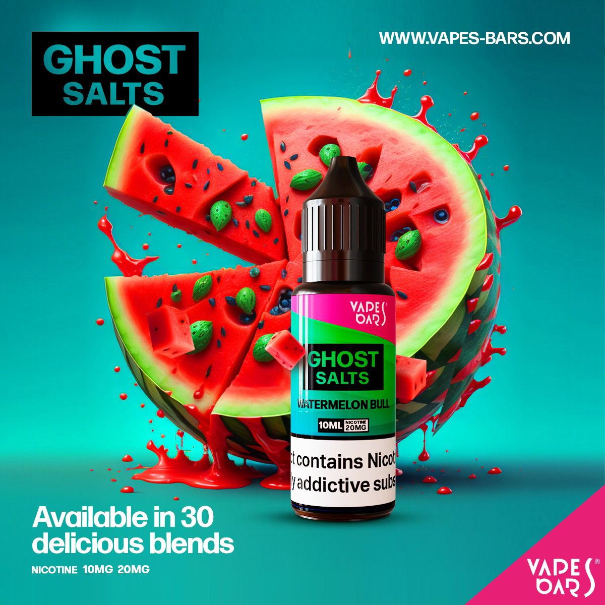 GHOST 3500 10ML | Box Of 10 | Best Nic Salt
