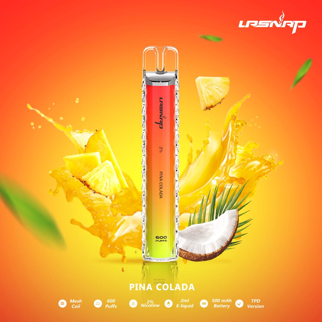 Lasnap 600 Puffs Disposable Vape Device | Box of 10