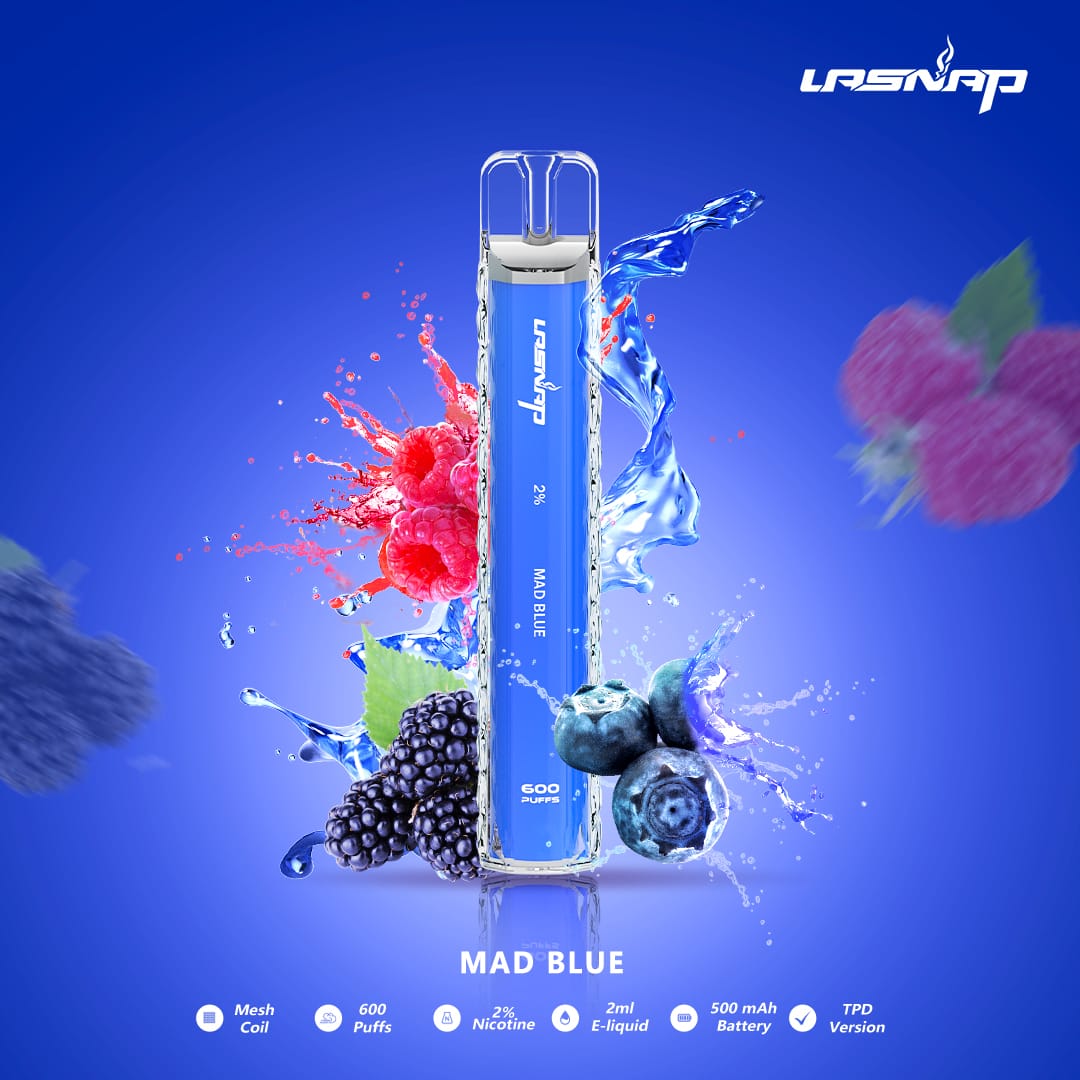 Lasnap 600 Puffs Disposable Vape Device | Box of 10