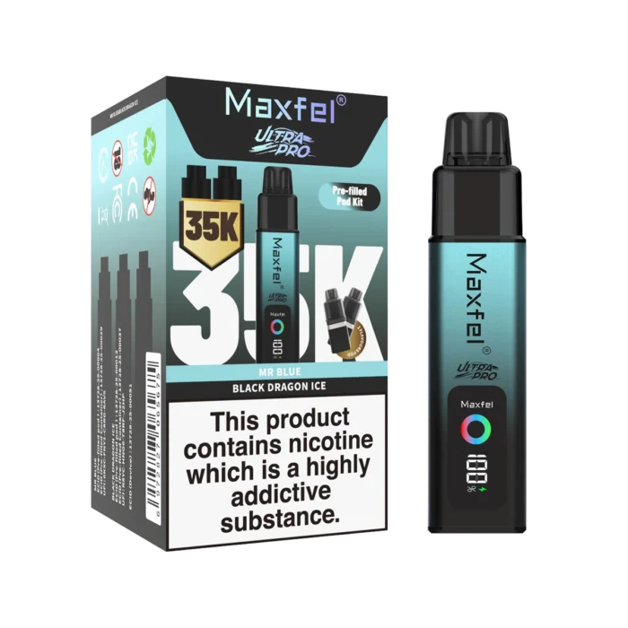 Maxfel Ultra Pro 35K – [Box of 5] | Dual Flavour Prefilled Pod Kit UK