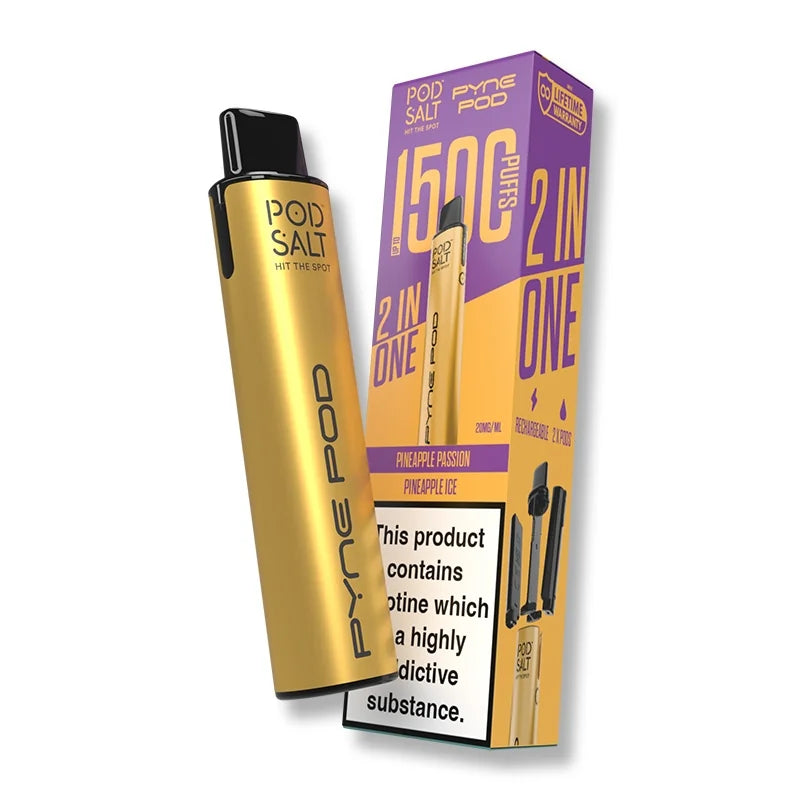 Pod Salt Pyne Pod 2-in-1 Vape Kit [Box of 10] – Dual Flavour Vape